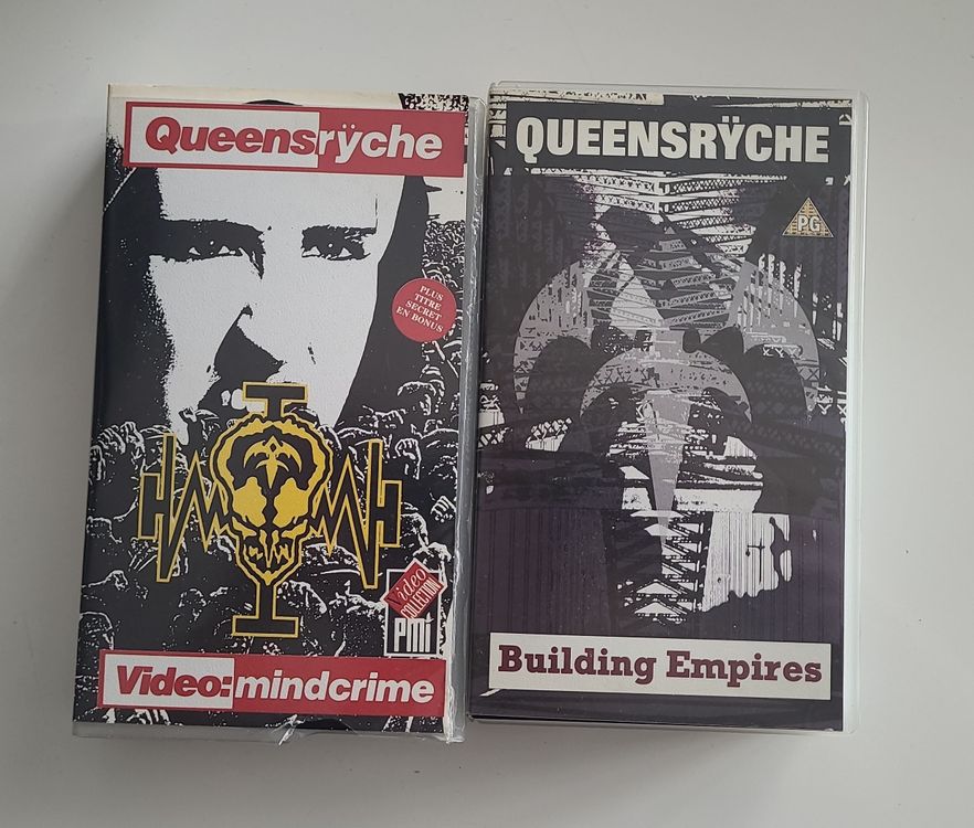 Lot de 2 VHS Queensryche Mindcrime et Building Empires (D'occasion) à ...