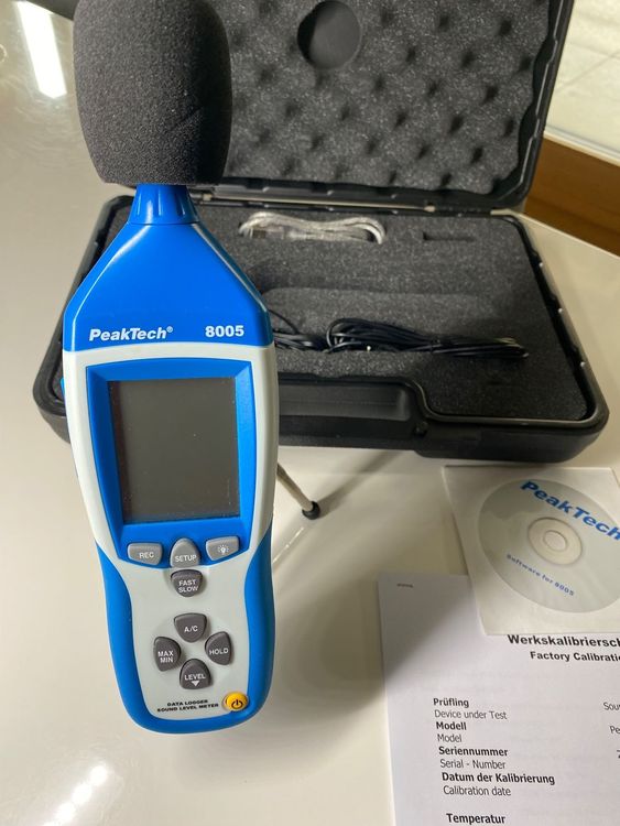 Lärmpegelmessgerät, Peaktech P 8005 Schallpegelmesser (Gebraucht) in ...