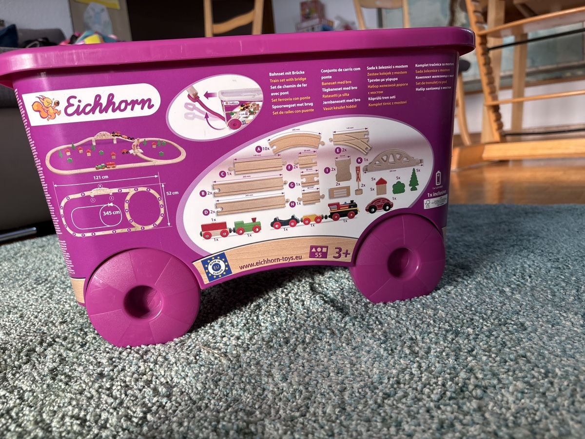 Eichhorn Wooden Train Set - Brio Compatible - Great Gift! (Gebraucht ...