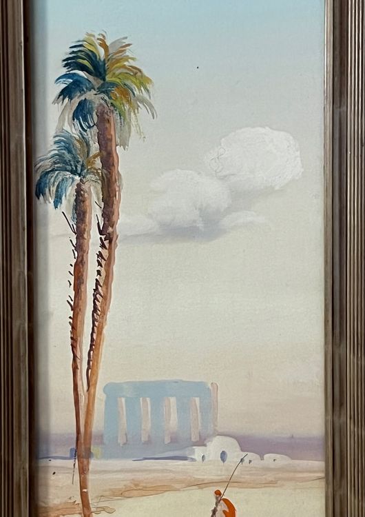 Ancienne aquarelle orientaliste, signée Alvarez, 1900 | Kaufen auf Ricardo