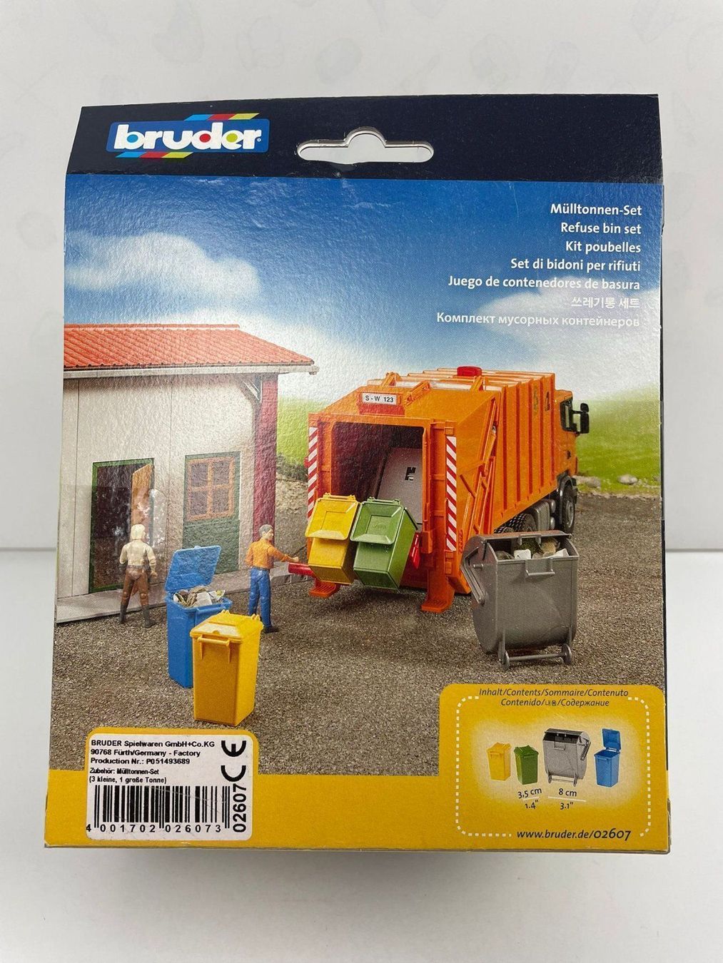 Bruder Mülltonnen Set, Container (Neu und originalverpackt) in Wängi ...