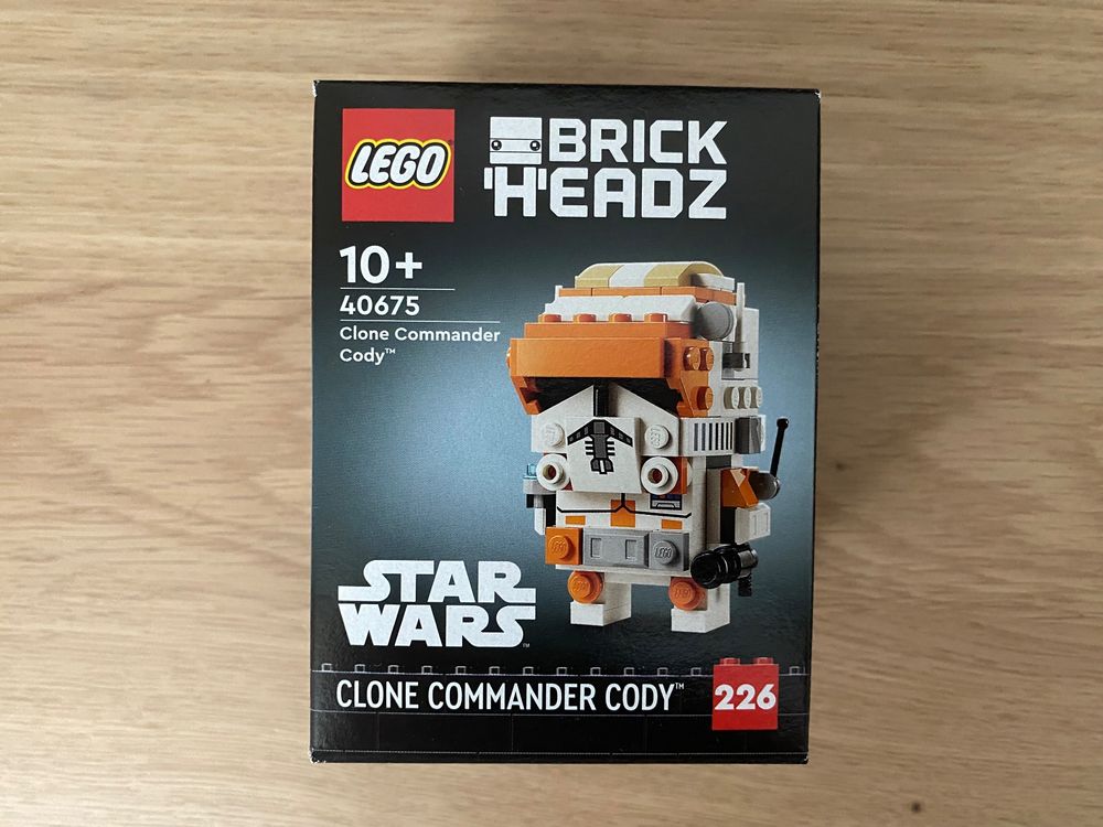 LEGO Star Wars BrickHeadz Clone Commander Cody (40675) (Nuovo e nell ...