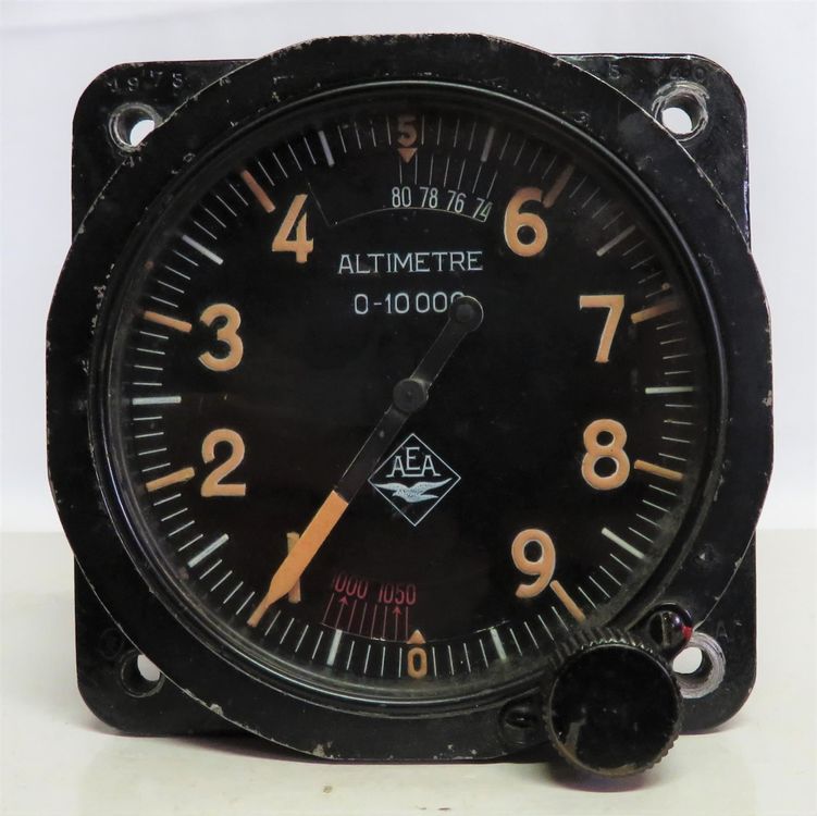 Luftwaffe Altimeter Höhenmesser AEA (Gebraucht) in Tüscherz-Alfermée für CHF 147 – mit Lieferung ...