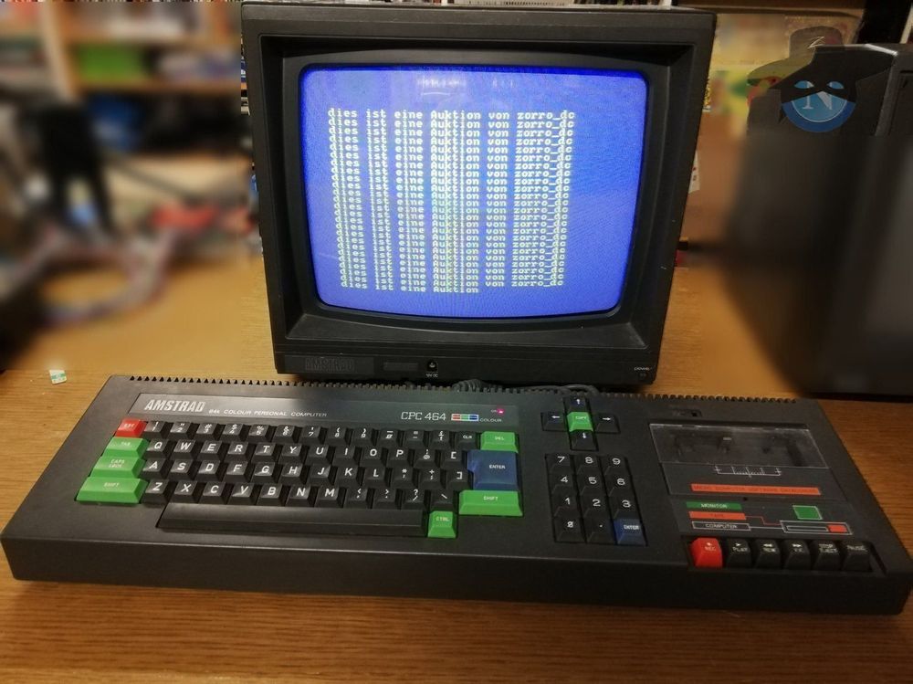 Amstrad CPC 464 + Monitor + über 20 Games +Joystick | Kaufen auf Ricardo