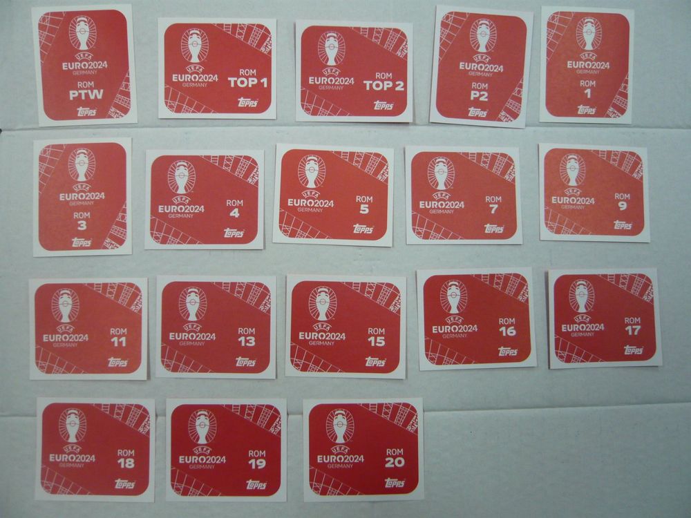 UEFA EURO 2024 TOPPS ROM 18 STICKERS | Kaufen auf Ricardo