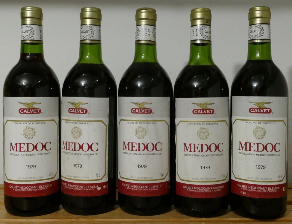 5 Fl. Medoc 1979 - Calvet (Gebraucht) in Hochdorf für CHF 10 – mit ...