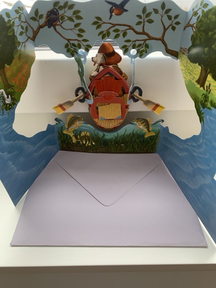3D Pop Up Fishing Card and Envelope 🎣 (Neu (gemäss Beschreibung)) in ...