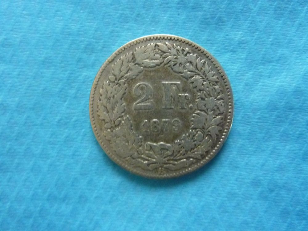 Silber 2 Franken 1879 sehr rar. | Kaufen auf Ricardo