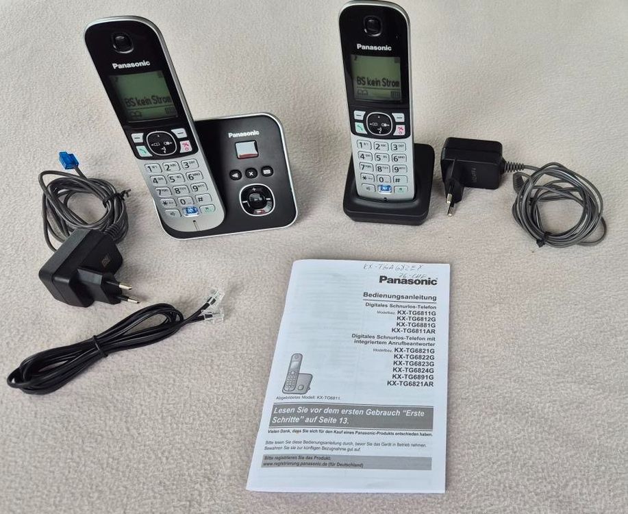 DECT Telefon Panasonic KX-TG6822GB mit Anrufbeantworter (Neu (gemäss Beschreibung)) in Steinmaur ...