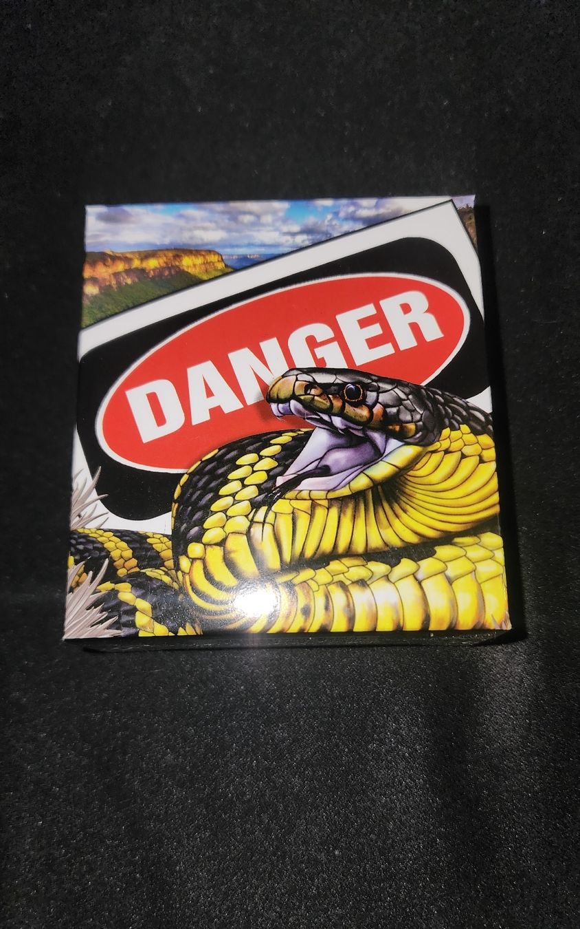 Silver coin 1 oz - Tiger Snake - Deadly & Dangerous - Rare (Neu und ...