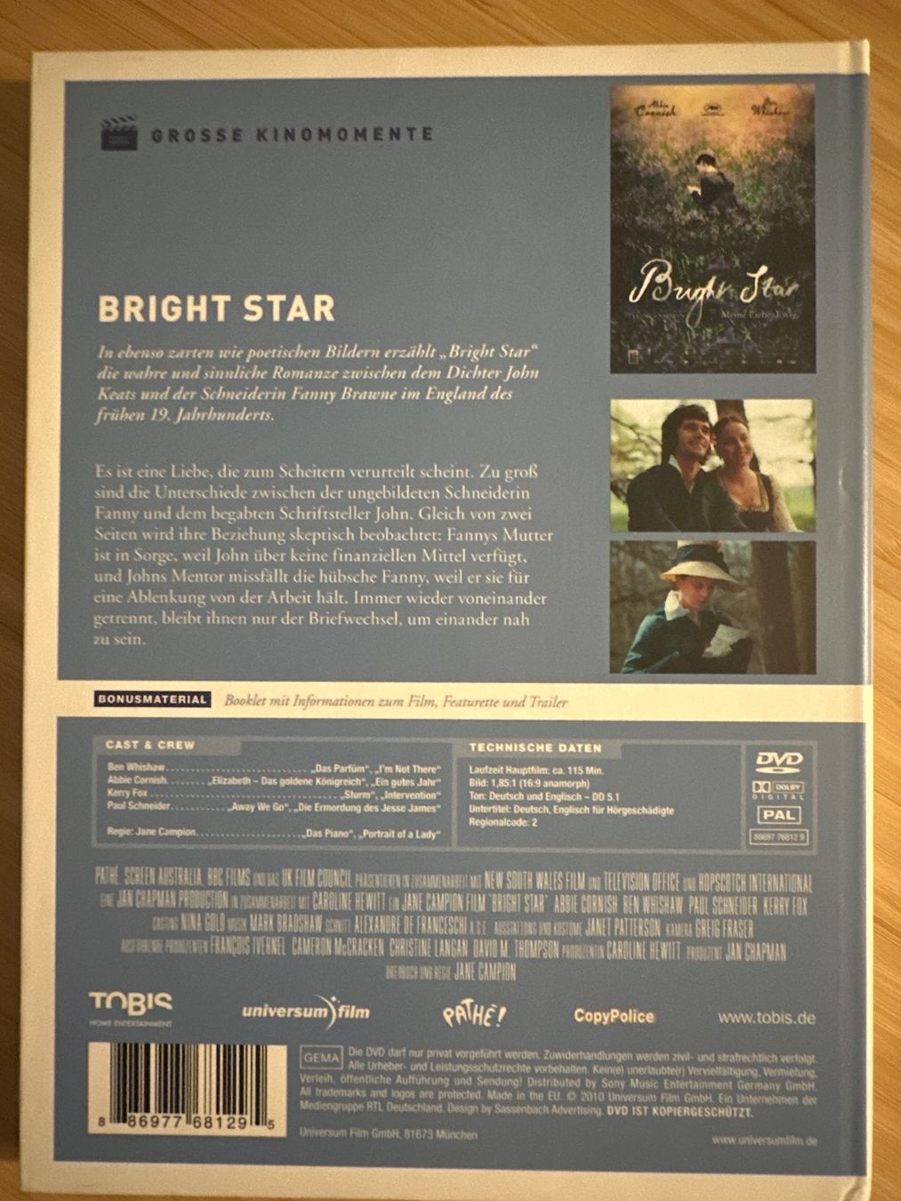 Bright Star – Ein Film von Jane Campion (DVD) (Gebraucht) in ...