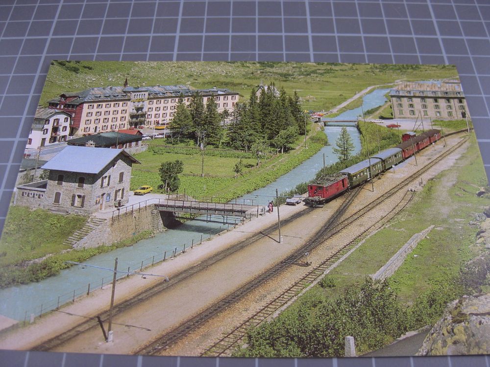 AK Bahnhof Gletsch mit Zug (Neu (gemäss Beschreibung)) in Malters für CHF 7 – mit Lieferung auf ...