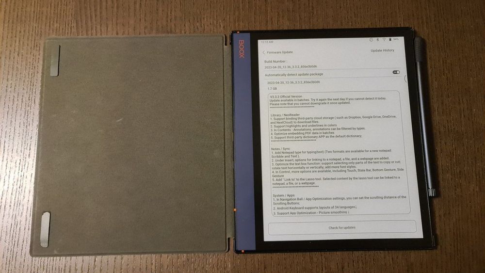 Boox Note Air 10.30" + Onyx Pen2 Pro + Onyx Protective cover | Kaufen ...