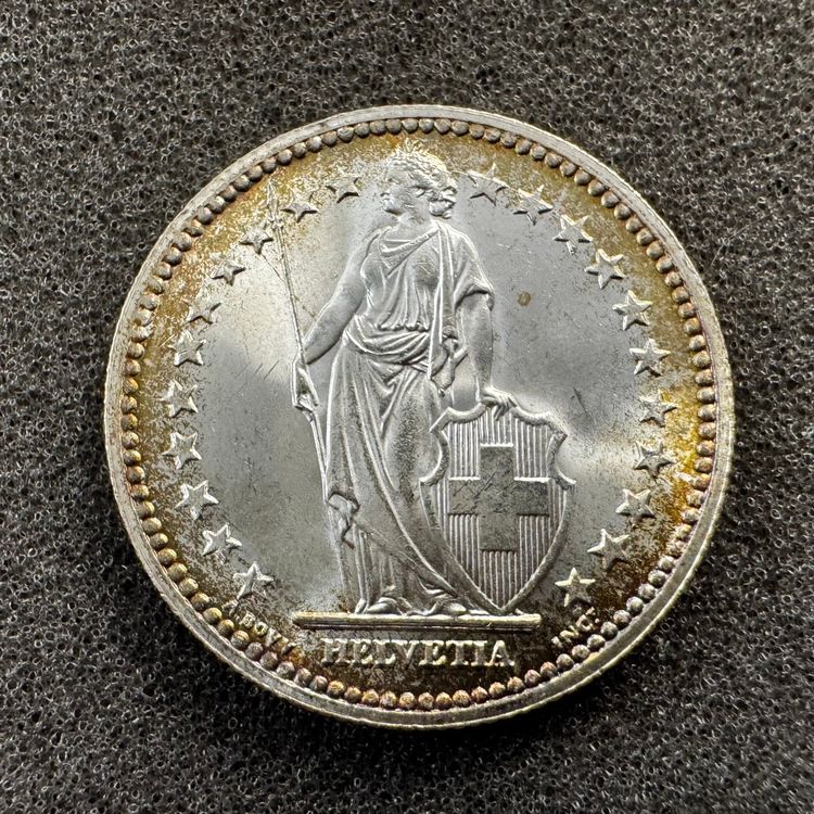 2 Franken Silber 1947 unc (Gebraucht) in Reitnau für CHF 1 – mit ...