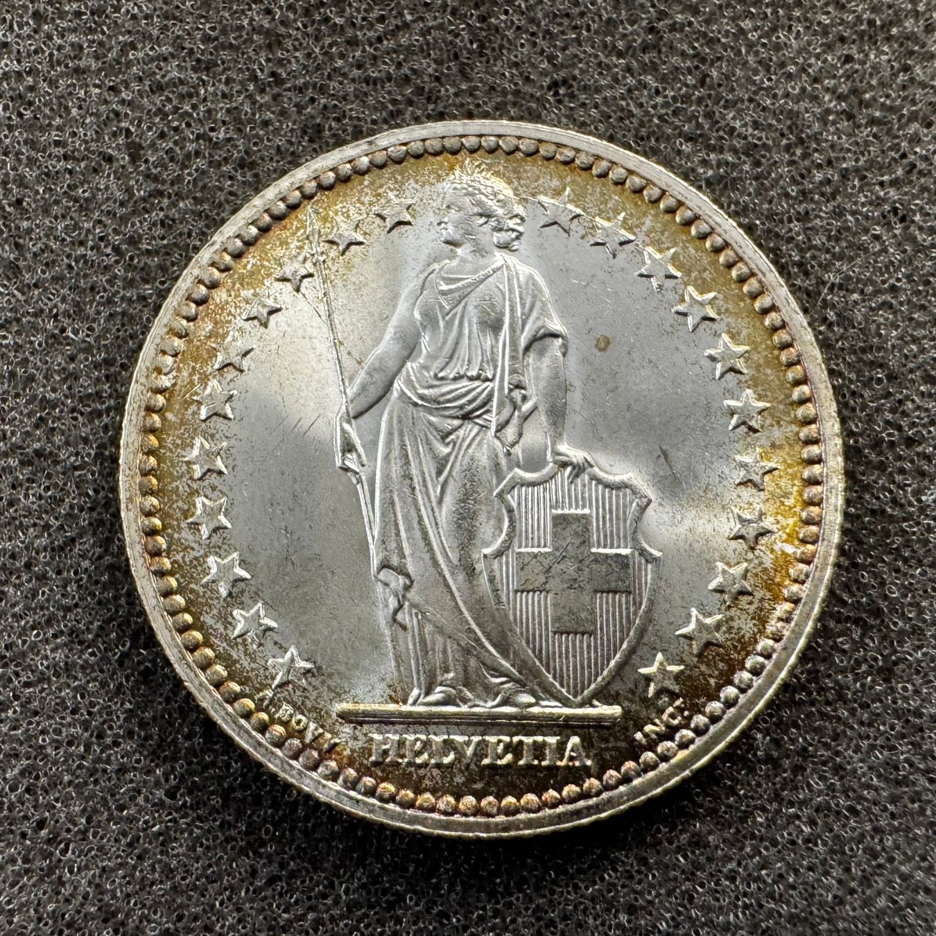 2 Franken Silber 1947 unc (Gebraucht) in Reitnau für CHF 1 – mit ...