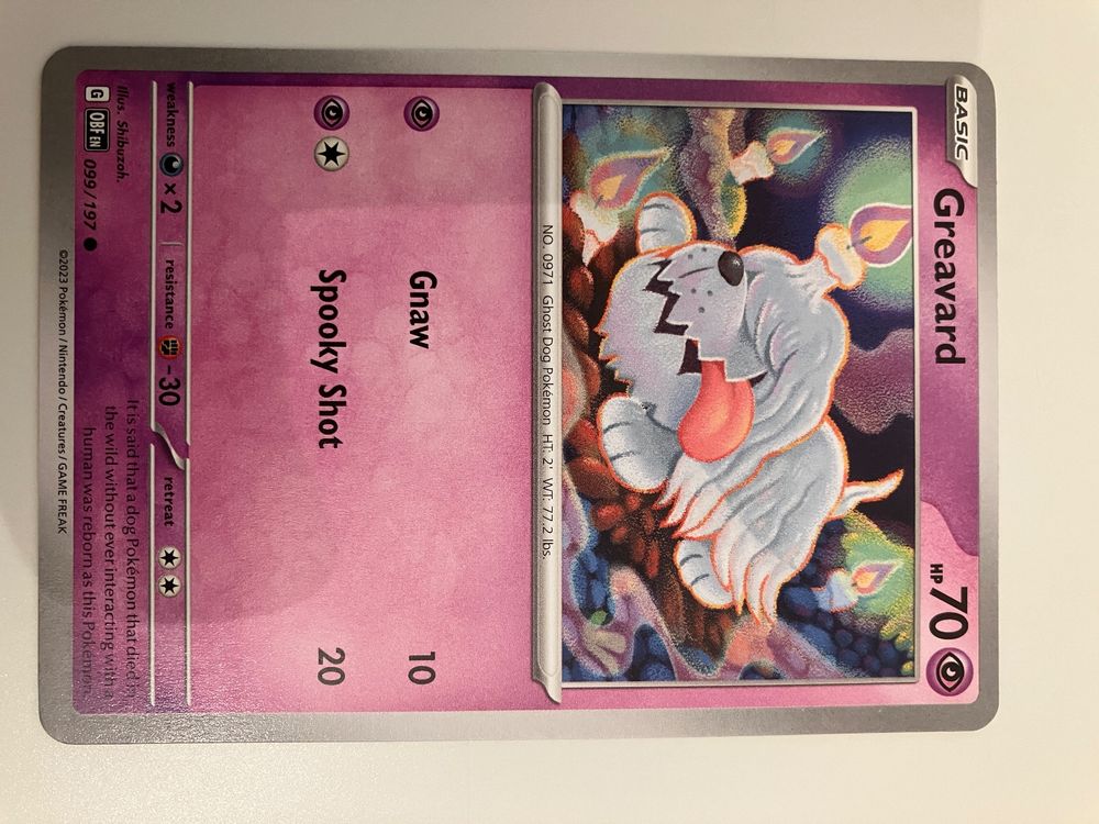 Pokemon Greavard | Kaufen auf Ricardo