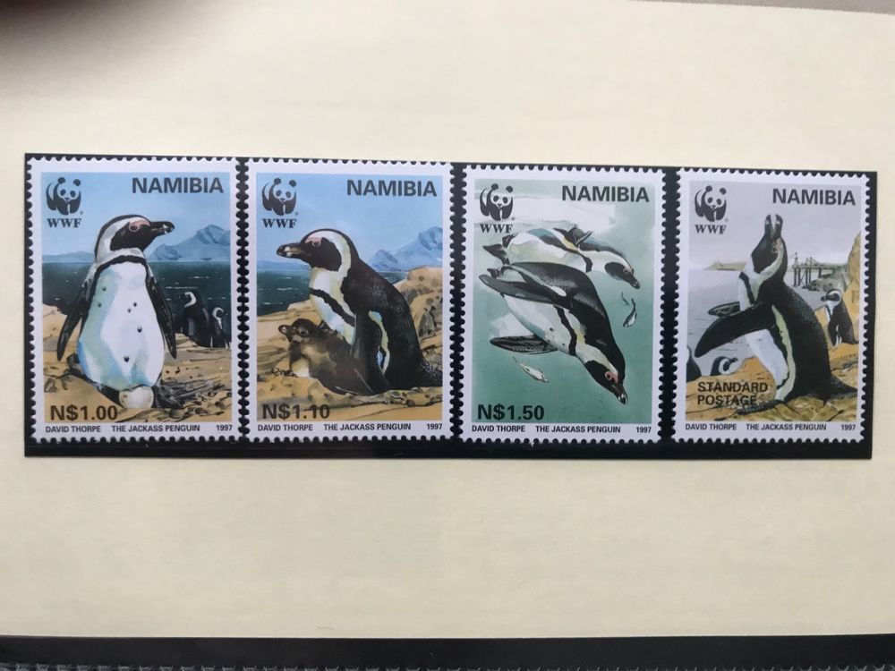 WWF Namibia 1997 Brillenpinguin Satz postfrisch (Neu (gemäss ...