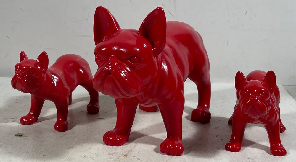 Skulptur Franzosische Bulldogge