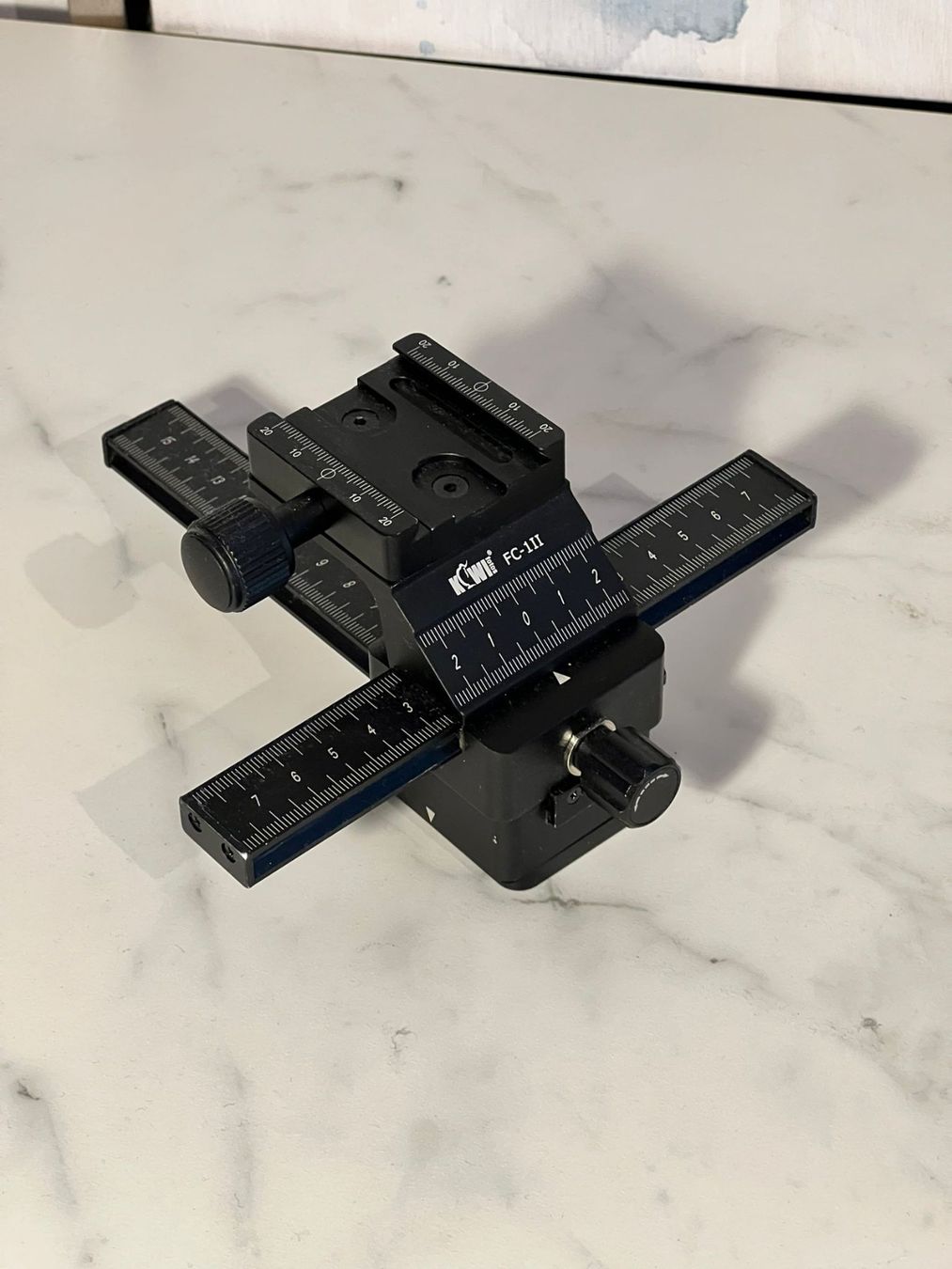 Rail macro photo FC-1II 4 voies + plaque Arca Swiss (D'occasion) à ...