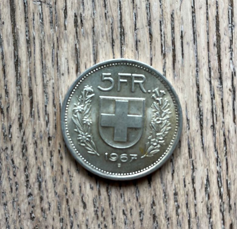 5 Franken Silber 1967 | Kaufen auf Ricardo