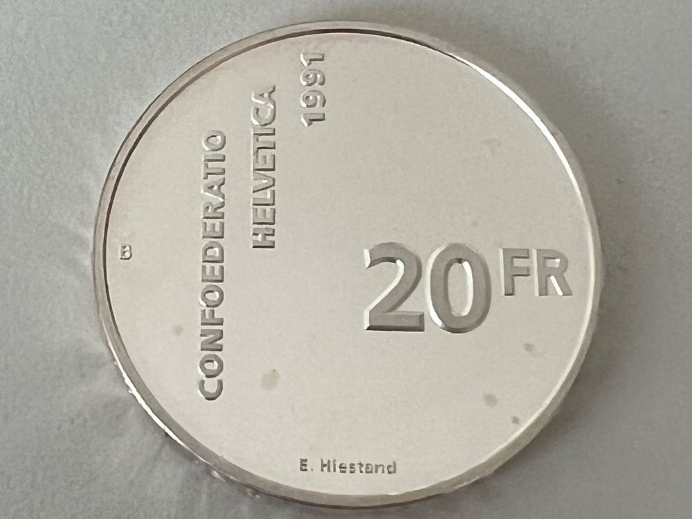 Gedenkmünze 1991 700 Jahre Schweiz. Eidg. | Kaufen auf Ricardo