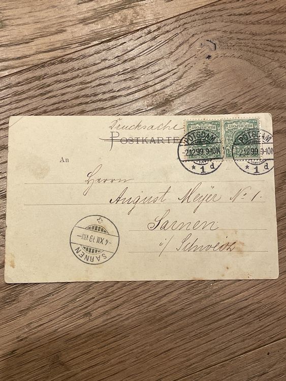 Zwei seltene 5 Pf. Reichpost Marken (Gebraucht) in Wohlen AG für CHF 20 ...