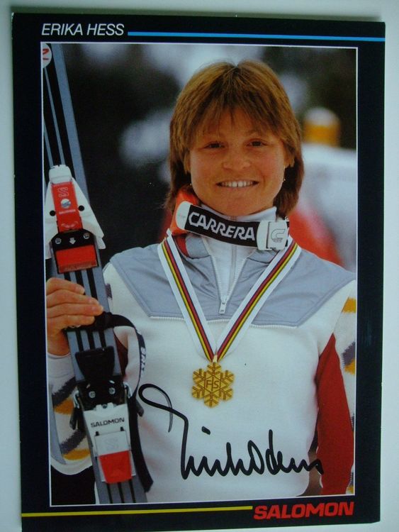 ERIKA HESS (CH) SKISTAR AUTOGRAMMKARTE (Gebraucht) in Schachen b. Reute für CHF 13 – mit ...
