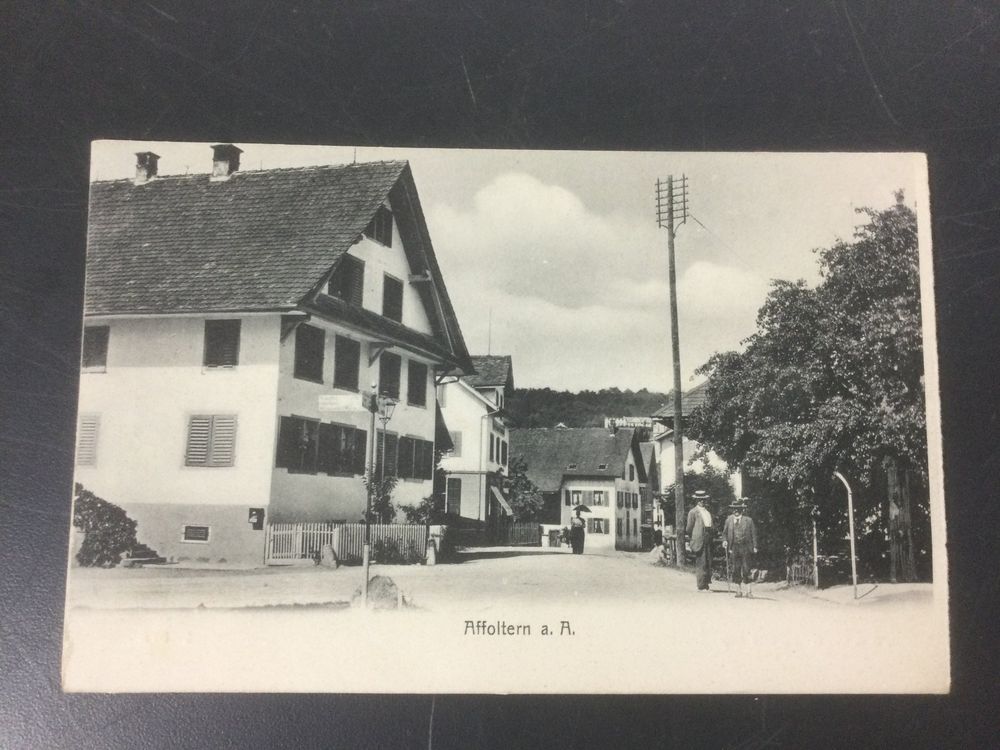 Antike Ansichtkarte Dorfauschnitt Affoltern am Albis | Kaufen auf Ricardo