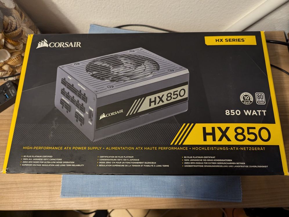 Corsair HX 850M Netzteil 850 Watt PC Stromversorgung (Gebraucht) in Gebenstorf für CHF 60 – mit ...