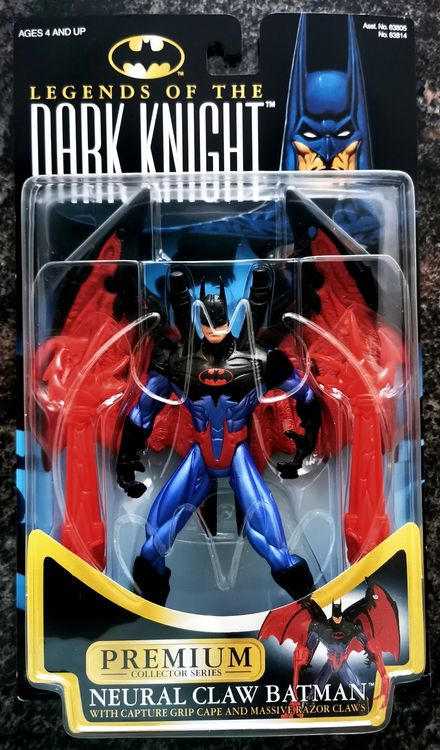 Batman Neural Claw 1996 Action Figur Dark Knight Vintage RAR (Neu und ...