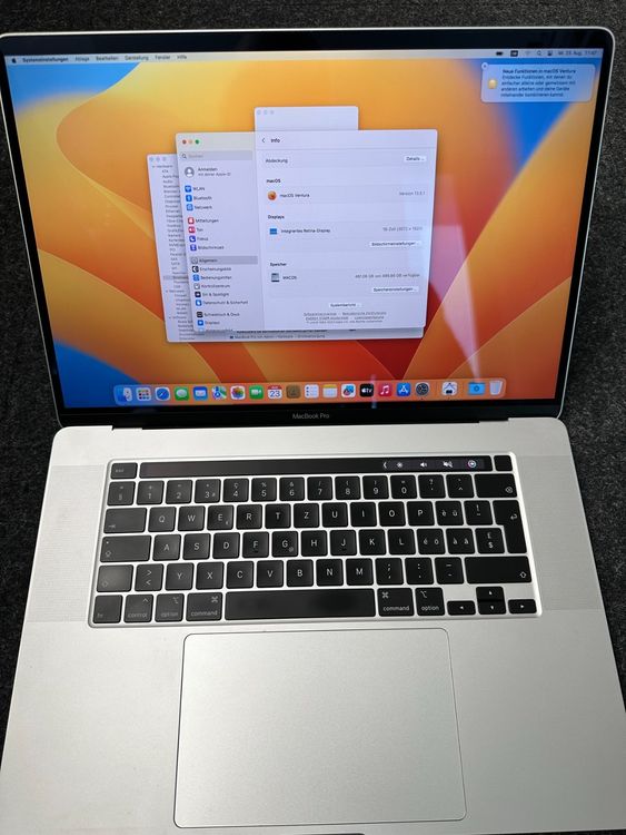 MacBook Pro 2019,16",2.6 GHz 6-Core Intel Core i7,CH Layout | Kaufen auf Ricardo