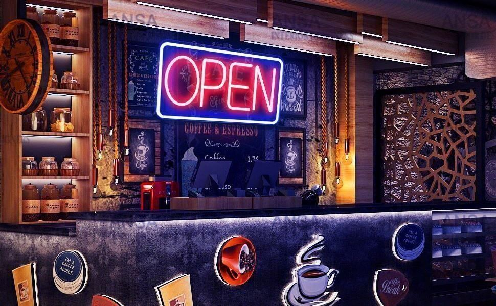 📌 Neon LED Leuchtschrift 'Open' 42cm offen | Kaufen auf Ricardo