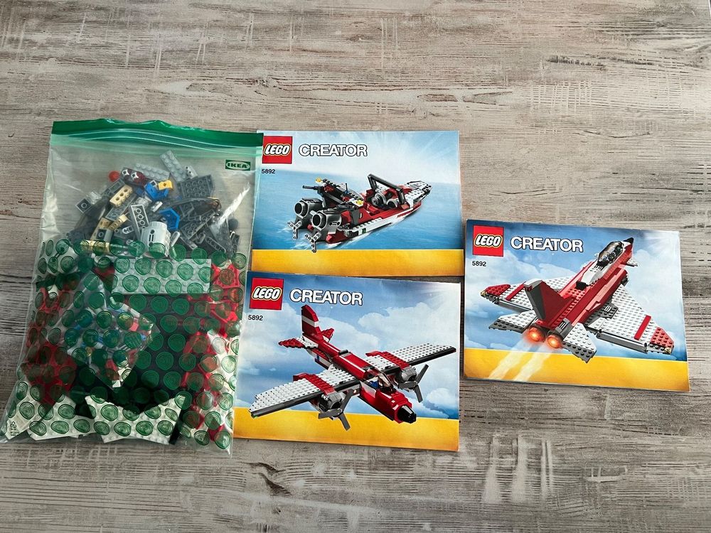 Lego Creator 5892- 3 in 1 Jet (Gebraucht) in Wolfwil für CHF 24 – mit ...