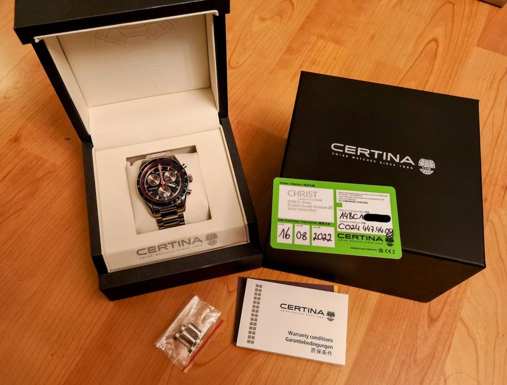 Certina DS-2 PreciDrive Titanium 1/100th Chronograph | Kaufen auf Ricardo
