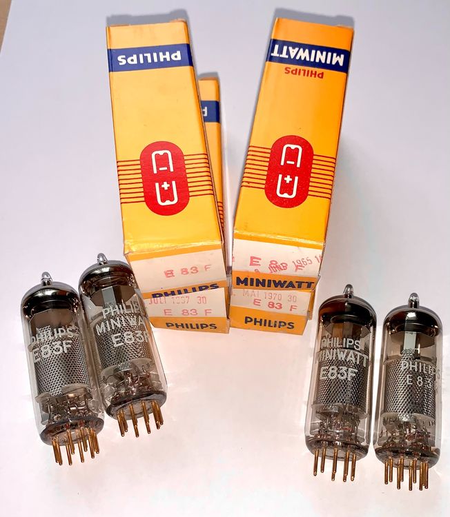 4 Röhren E83F /6689(als NF-Audio-Pentode verwendbar),Philips | Kaufen auf Ricardo
