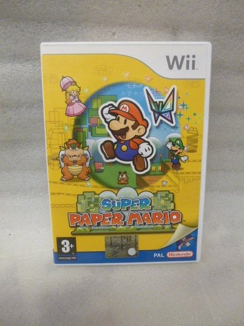 Super Paper Mario - Cover e libretto ITALIANO - Wii Nintendo (Gebraucht ...