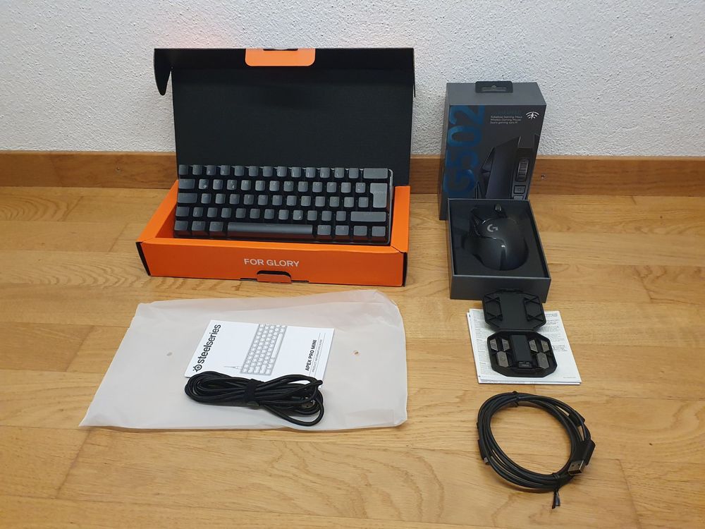 SteelSeries Apex Pro Mini und Logitech G G502 3x gebraucht (Gebraucht ...