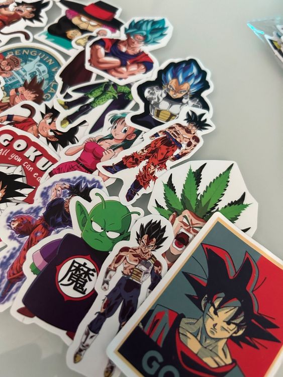 50x Dragon Ball / Son Goku Sticker / Aufkleber (Neu (gemäss ...