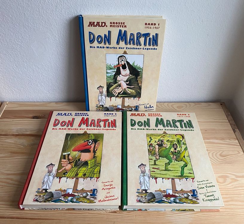 Don Martin MAD Grosse Meister, Bände 1-3, Top Zustand (Gebraucht) in ...