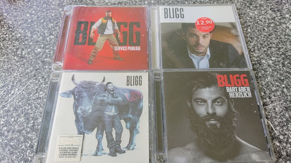 4 Bligg CD's (Gebraucht) in Madiswil für CHF 5 – mit Lieferung auf ...