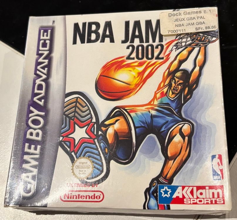 NBA JAM 2002 GBA OVP Sealed (Neuf avec emballage d'origine) à Cottens ...