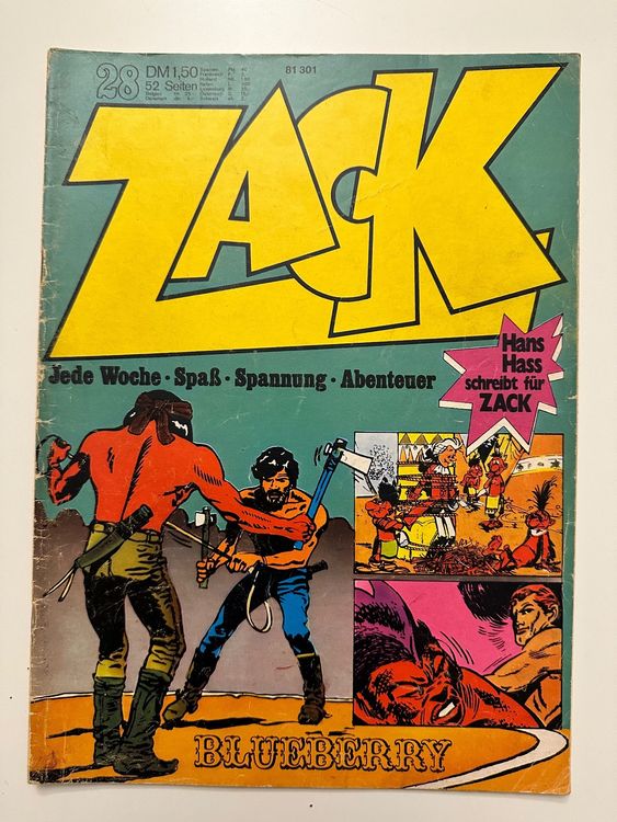 Rarität Zack Comics 28 von 1972 | Kaufen auf Ricardo