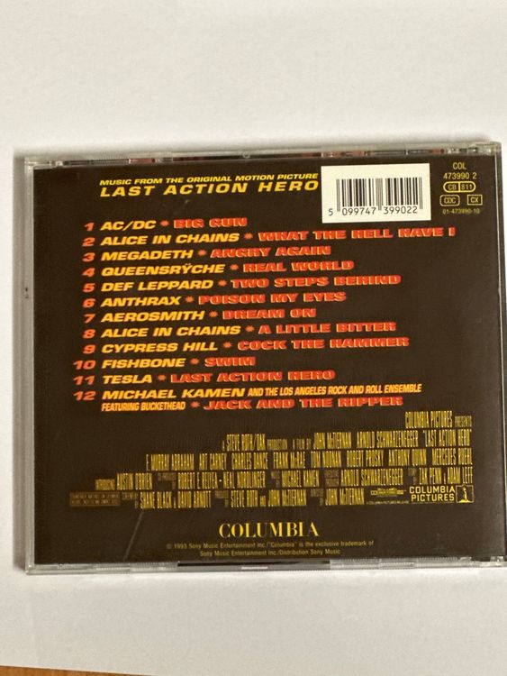 Various – Last Action Hero (AC/DC, Tesla, Def Leppard, Alice (Gebraucht ...