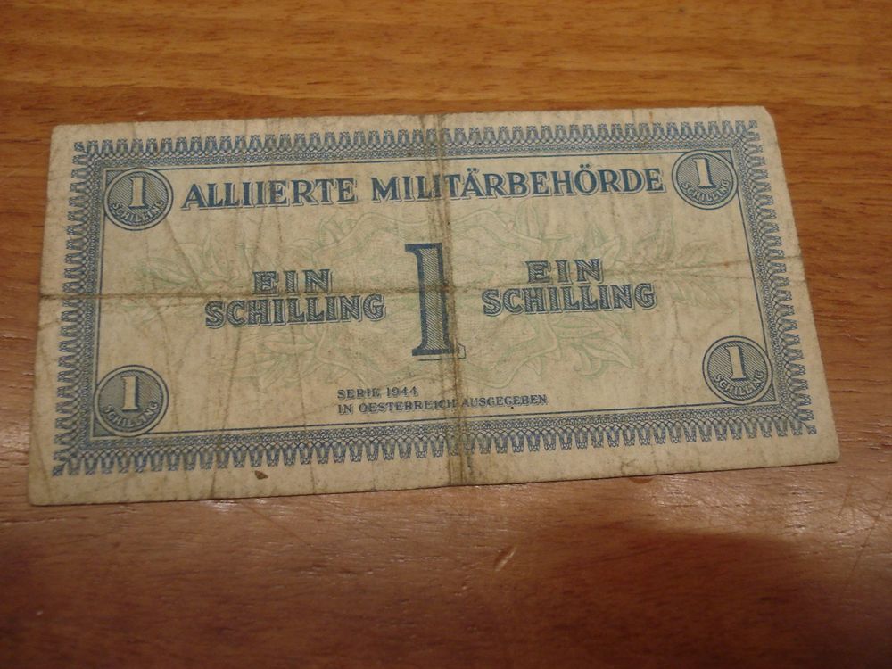 Österreich 1944, Allierte Militärbehörde, 1 Schilling (Gebraucht) in ...