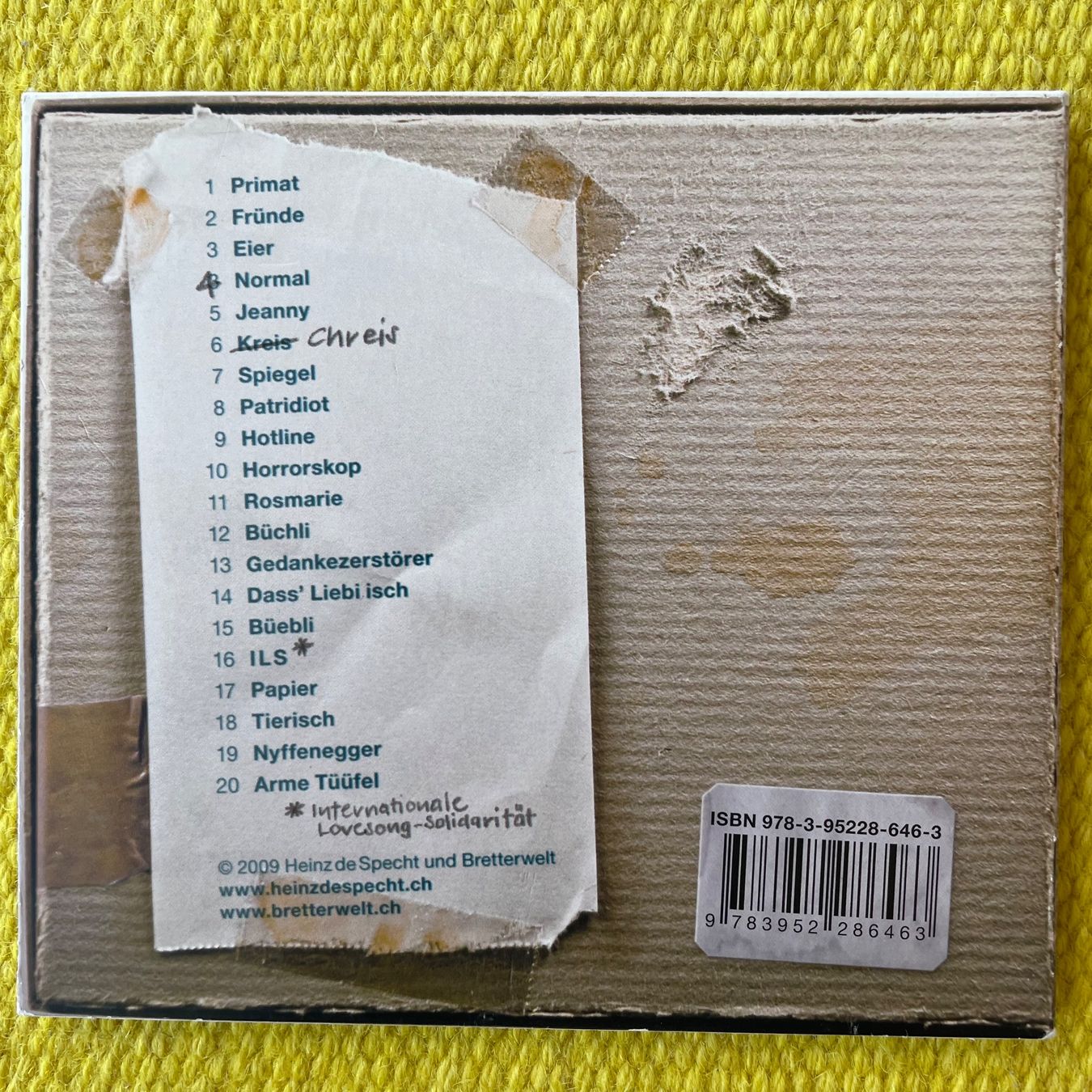 HEINZ DE SPECHT-MACHT UNS FERTIG! (DIGIPACK) (Gebraucht) in ...