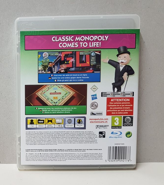 Monopoly Streets das berühmte Spiel den grossen Deal PS3 (Gebraucht) in ...