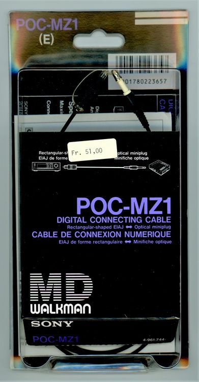 Sony POC-MZ1 Digital Connecting Cable | Kaufen auf Ricardo
