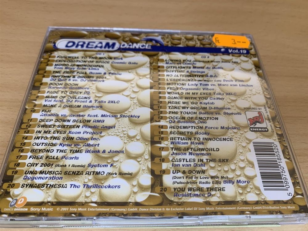 Dream Dance Vol.19 - 2 CD (Gebraucht) in Rikon im Tösstal für CHF 9.5 ...