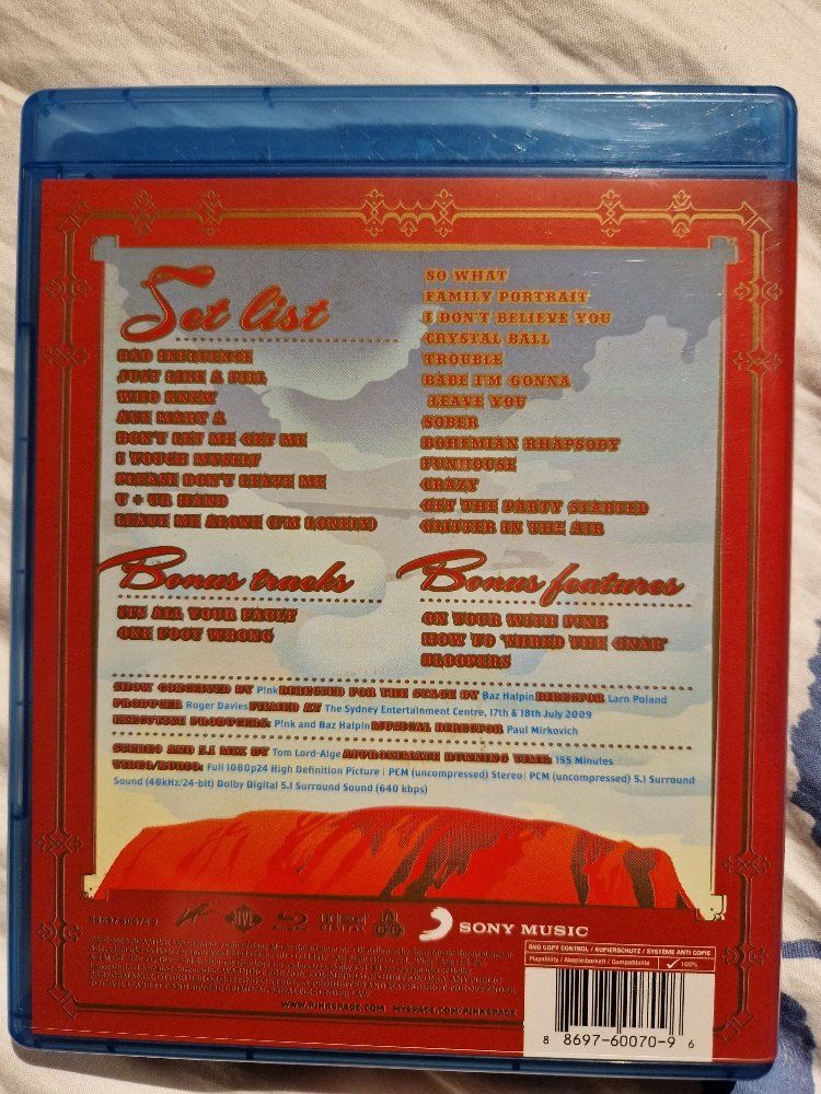 P!NK – Funhouse Tour - Live In Australia (Gebraucht) in Brittnau für ...