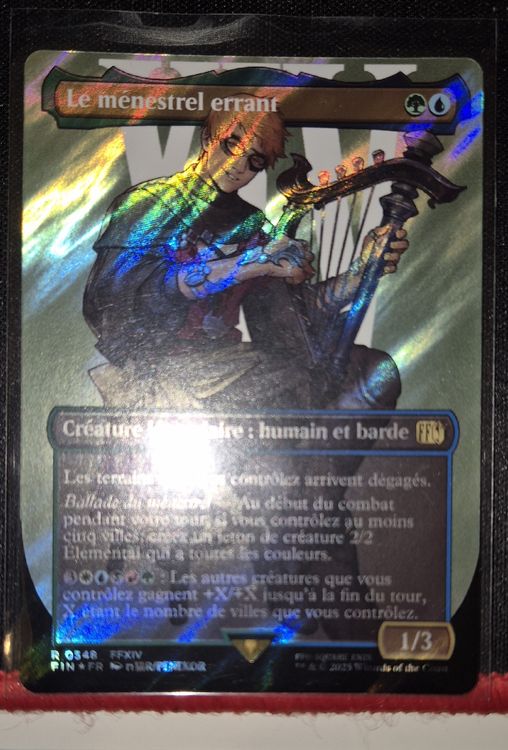 Foil Le Menestrel errant (borderless) (surge Foil) (548) FR (Neuf (Voir description)) à ...